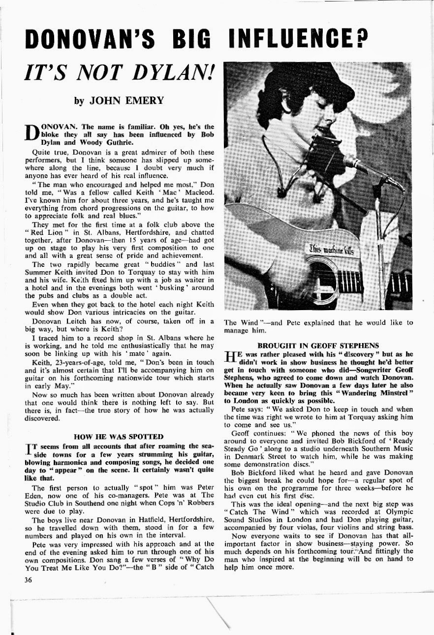 Donovan: Ten Facts about Donovan and the Real Hurdy Gurdy Man